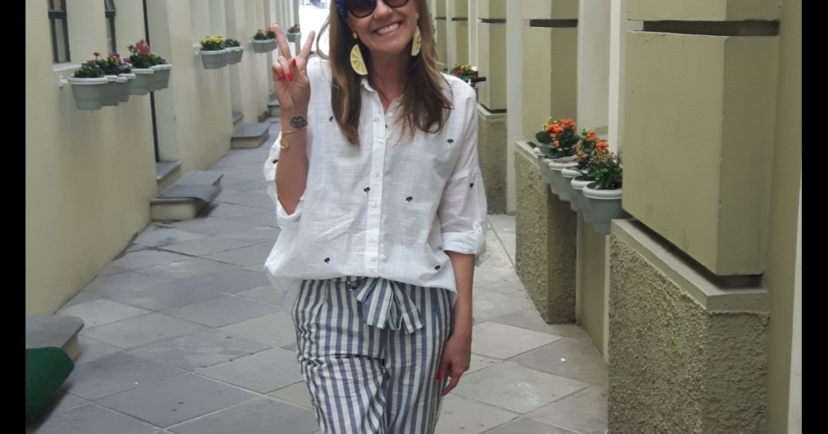 Ana Ávila faz look do dia quando vai à quimioterapia - Purepeople