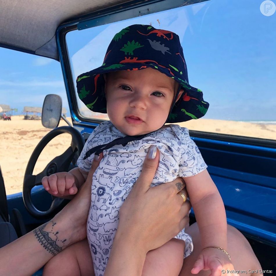 Valentin é o segundo filho de Carol Dantas: o bebê tem 4 meses e é ...