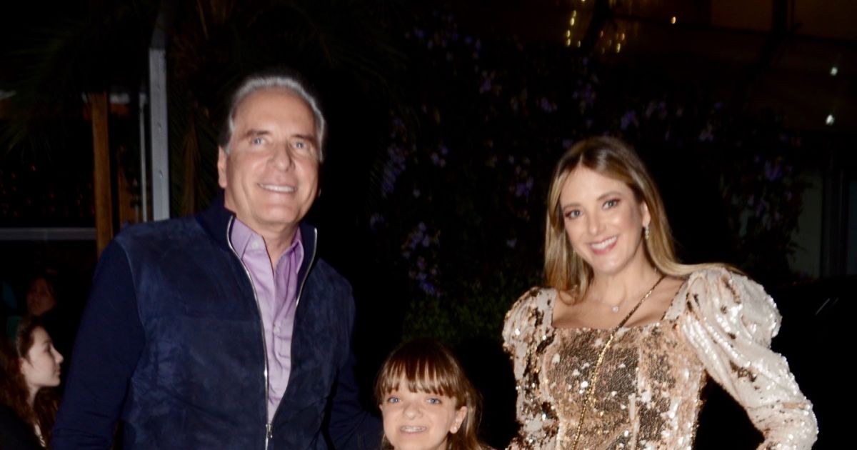 Roberto Justus apareceu com a filha Rafaella e os outros quatro ...