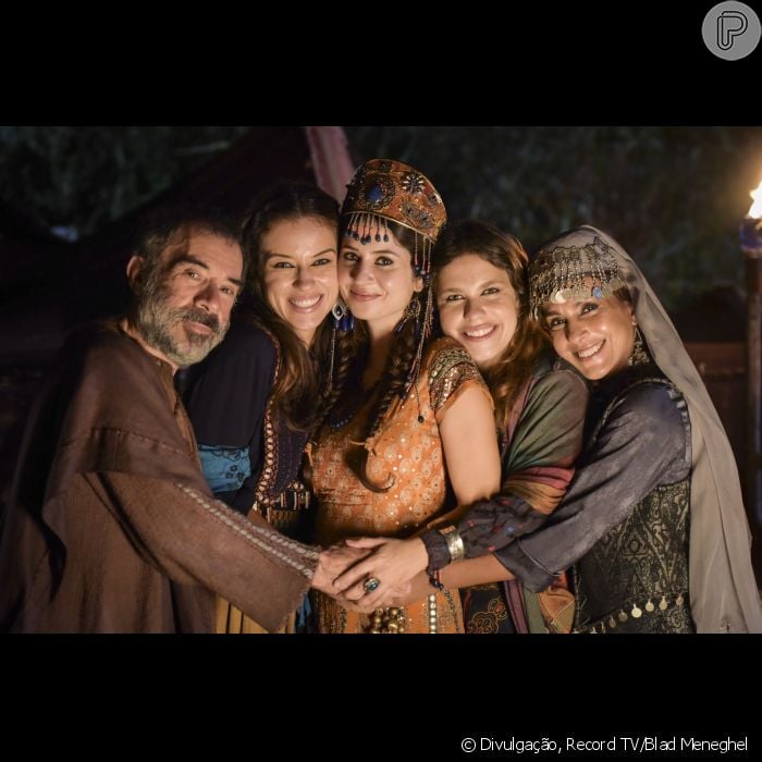 Na novela 'Gênesis', Jéssica Juttel é Michal, filha de Lotam (Ricardo ...