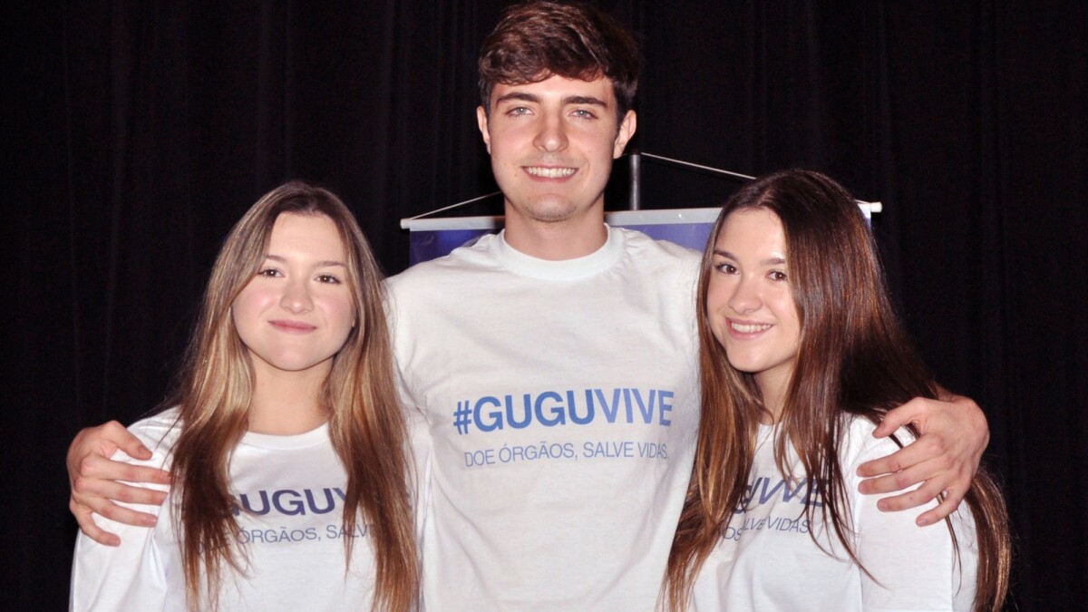 Foto: Filhos de Gugu Liberato, João Augusto, Marina e Sofia lembraram ...