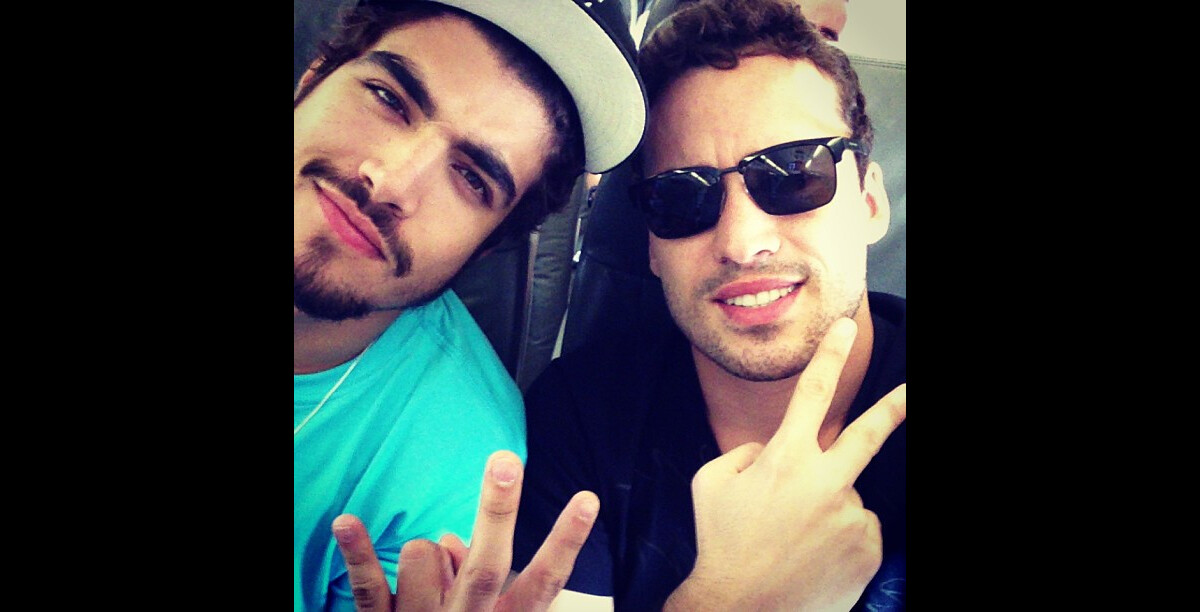 Foto: No ano passado o ator dividiu uma casa com o ator Rodrigo Andrade ...
