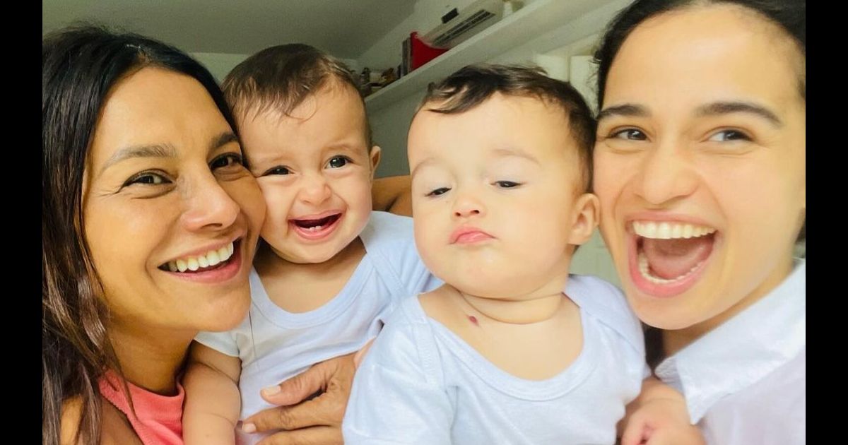 Dira Paes parabenizou filhas de Nanda Costa e Lan Lanh nas redes ...