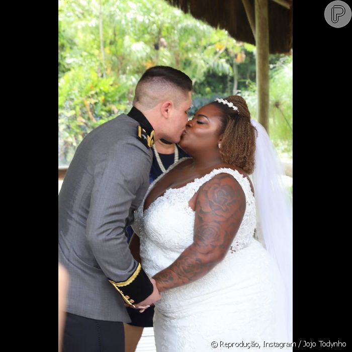 Jojo Todynho e Lucas Souza se casaram em uma cerimônia pequena no Rio de Janeiro - Purepeople