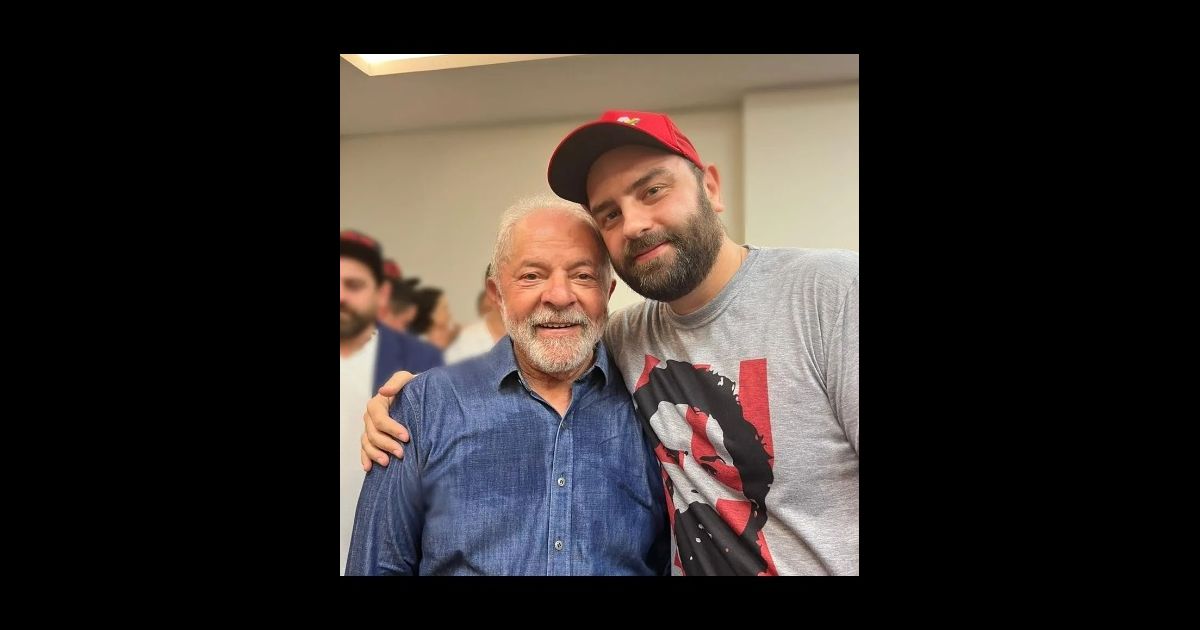 Luis Claudio, filho caçula de Lula, publicou uma foto para comemorar a ...