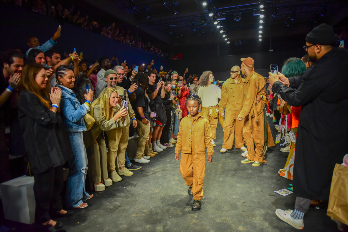 Foto: Bless foi destaque na passarela da marca Dendezeiro no último dia ...