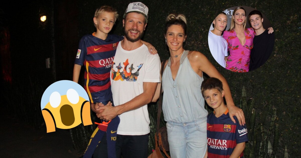 Tamanho dos filhos gêmeos de Fernanda Lima choca em aparição rara com a ...