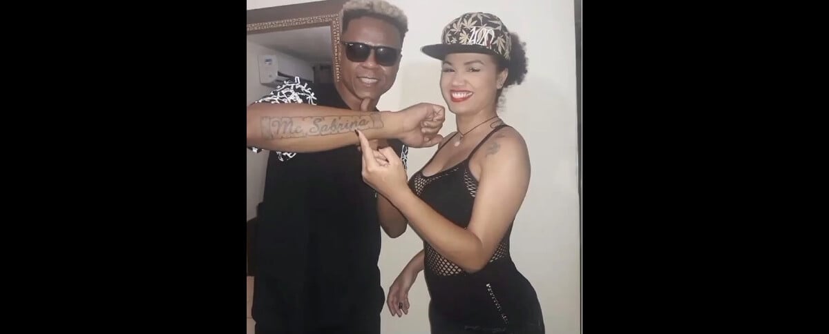 Foto: MC Sabrina em foto com o agora ex-marido DJ Júnior da Providência ...