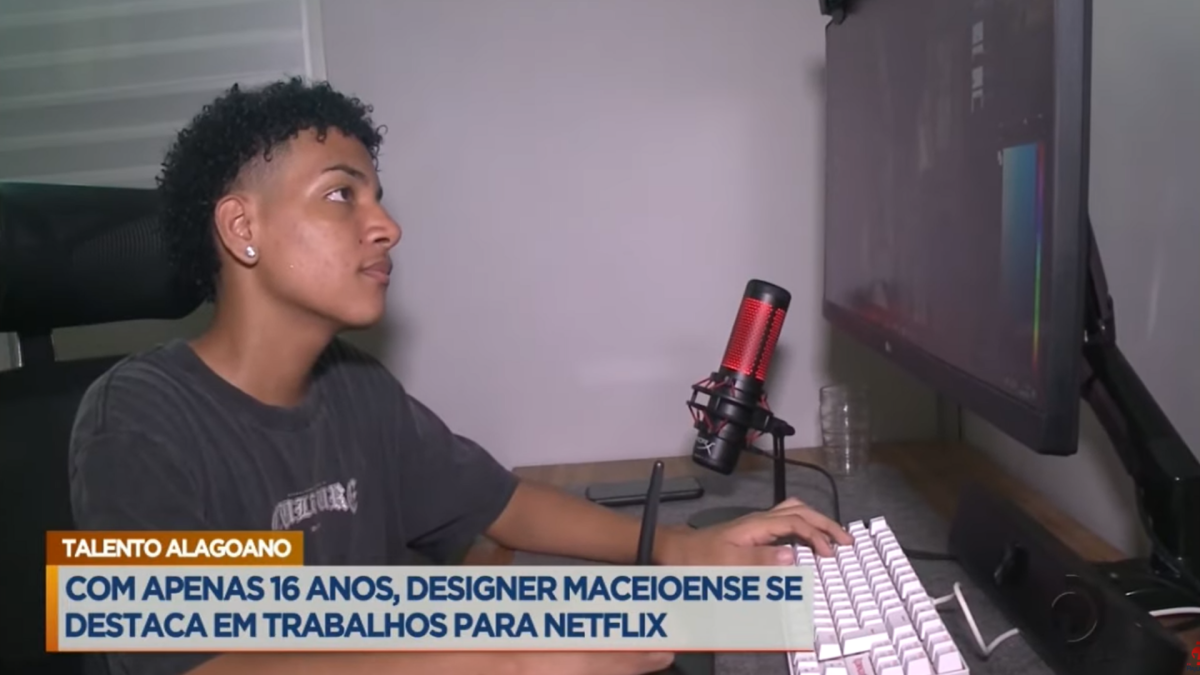 Foto: Gabriel Pereira teve a história contada em uma reportagem da BBC ...