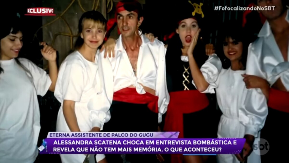 Foto: Alessandra Scatena chegou ao SBT aos 13 anos para ser figurante e ...