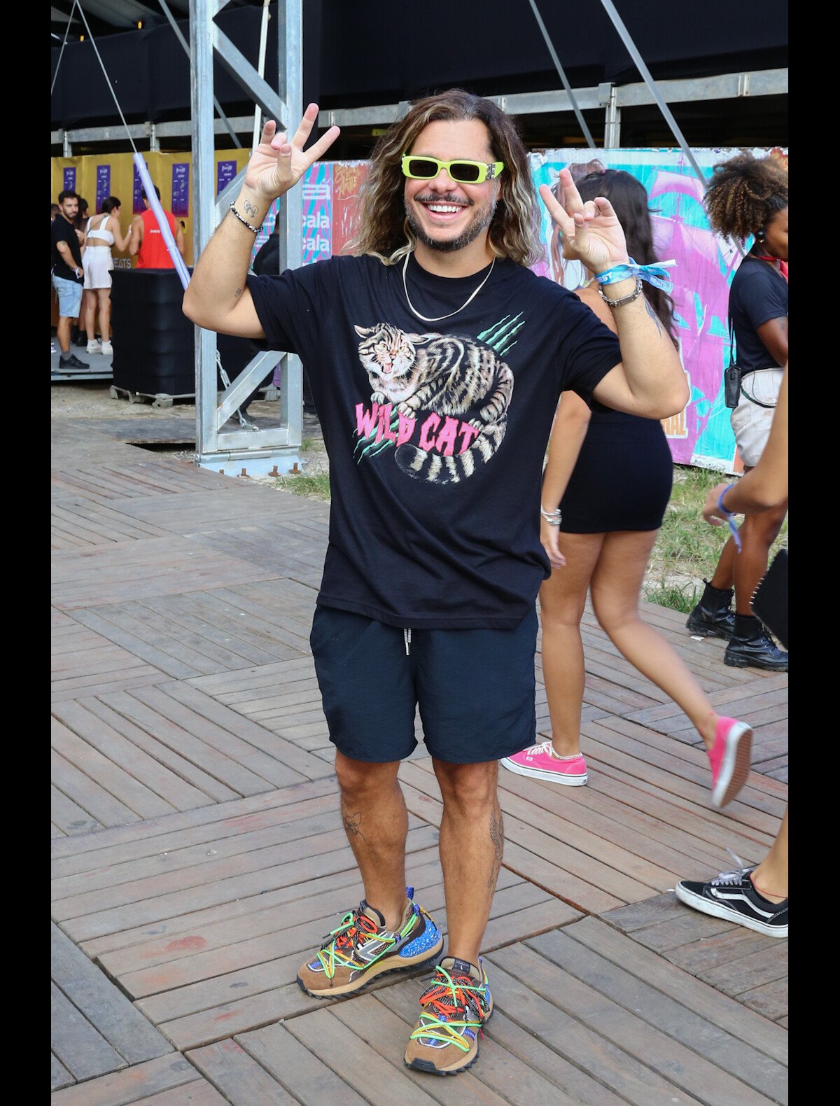 Foto: Marcus Majella exibiu o corpo magro no show de Anitta - Purepeople