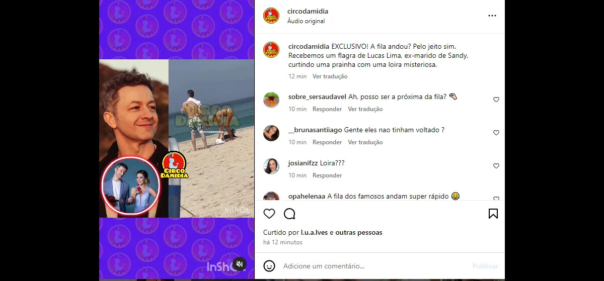 Foto: Lucas Lima foi filmado na Praia da Barra da Tijuca, no Rio de ...