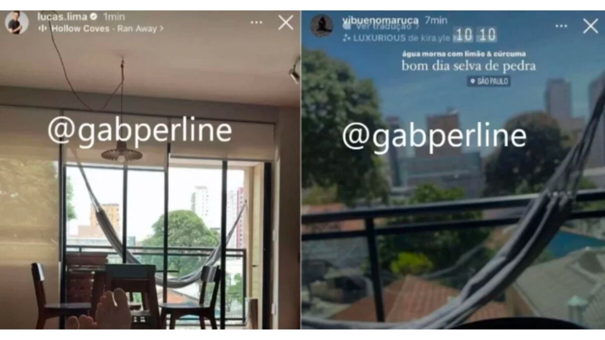 Foto: Lucas Lima e Vi Bueno Maruca: rumores de affair começaram depois ...