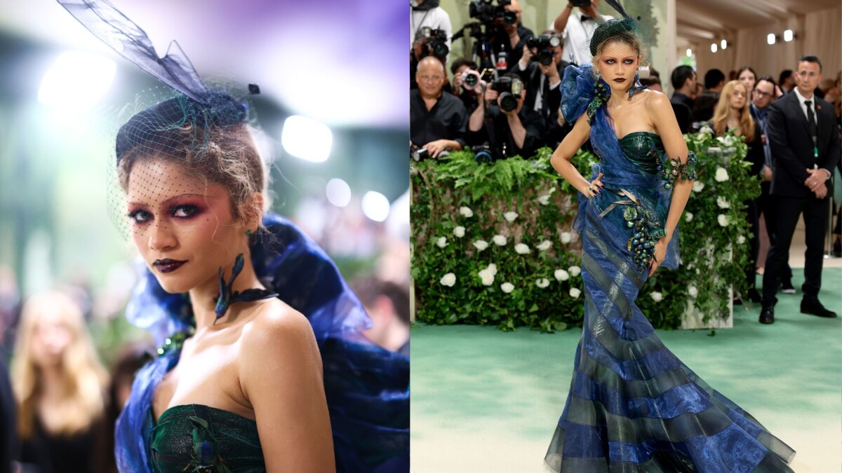 Foto: Zendaya aposta em look e maquiagem dramáticos para MET Gala 2024 ...