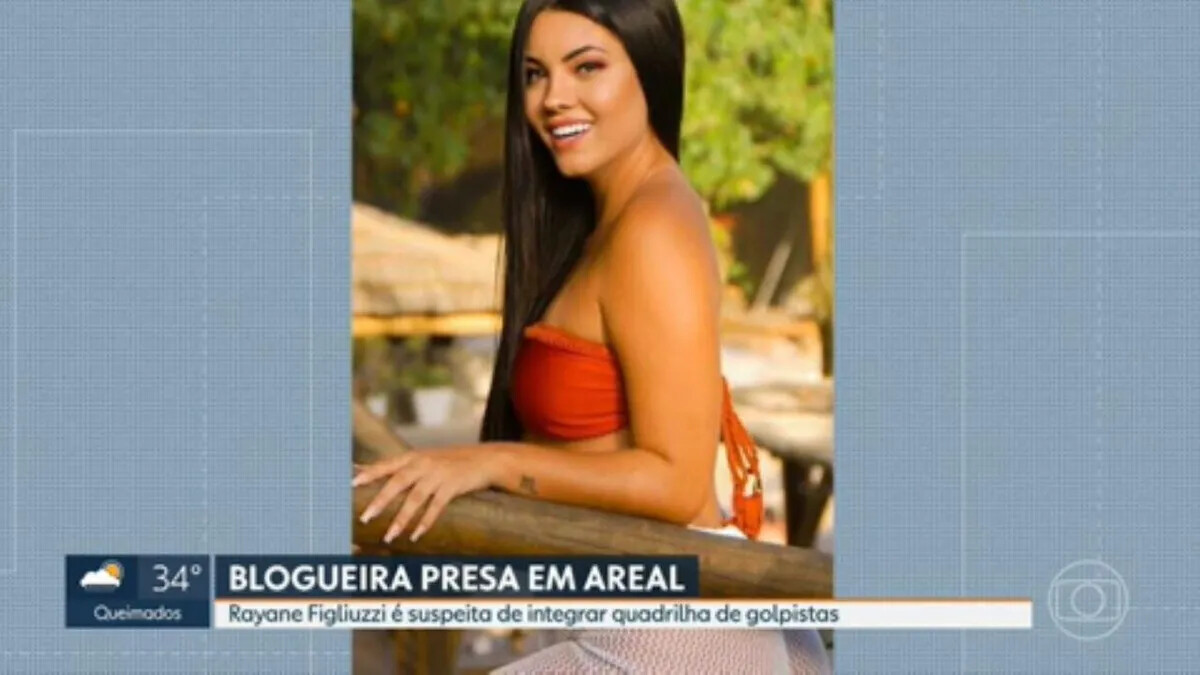 Foto: Rayane Figliuzzi, suposta amante de Belo, já foi presa por ...