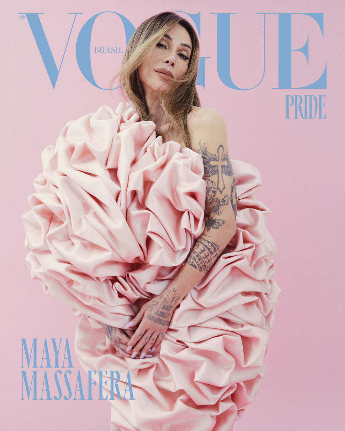 Foto: Maya Massafera foi a capa da revista Vogue Brasil em comemoração ...