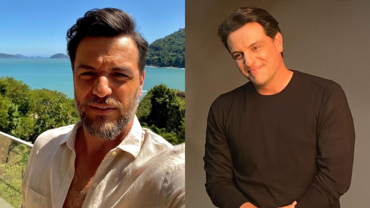 Foto: Que tal Rodrigo Lombardi sem barba? Ator também muda muito sua ...
