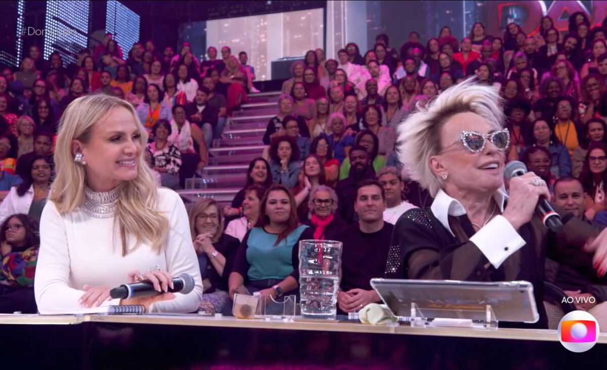 Foto: Eliana participou do 'Domingão com Huck' ao lado de Ana Maria ...