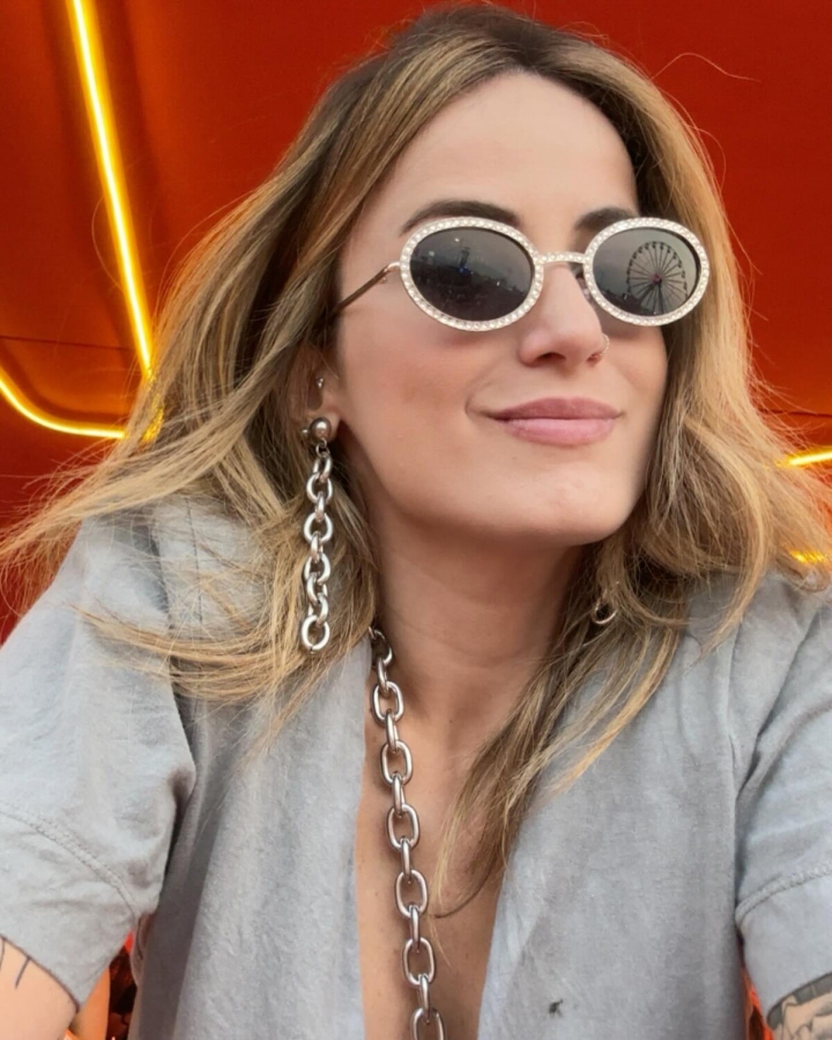 Foto: Mari Palma, quando foi até o backstage conhecer Bruno Mars ...