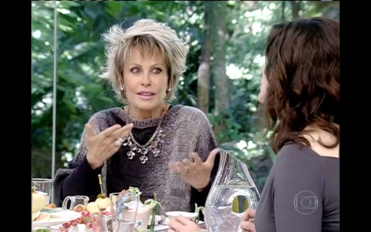 Foto: A chef de cozinha Nigella conta à Ana Maria Braga que gosta de ...