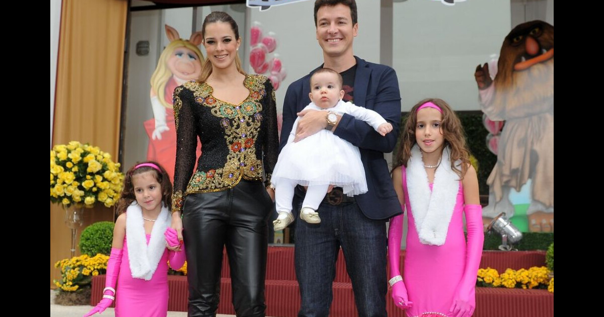 Filhas de Rodrigo Faro recebem Rafaella Justus e outros amigos em ...