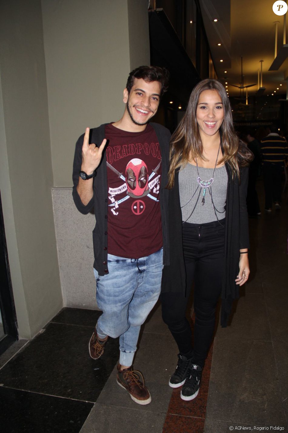 O casal Thati Lopes e Victor Lamoglia também prestigiou Rafael Vitti ...