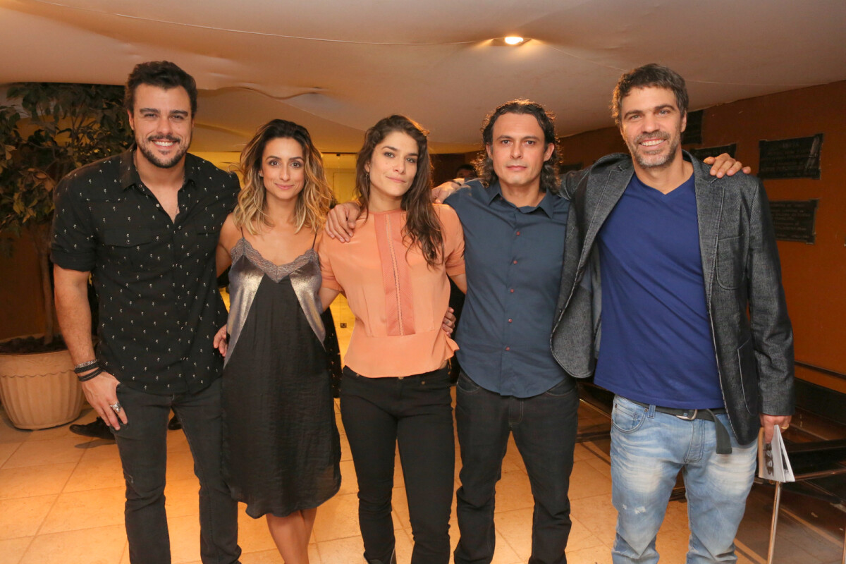 Foto: Os atores de 'Por Isso Fui Embora' Joaquim Lopes, Camila Lucciola ...