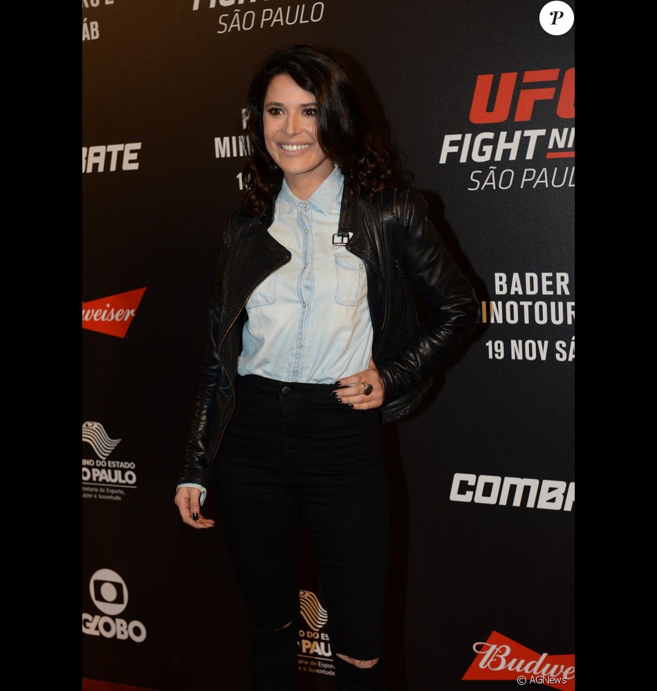 Manuela do Monte assistiu o UFC no Ginásio do Ibirapuera, em São Paulo ...