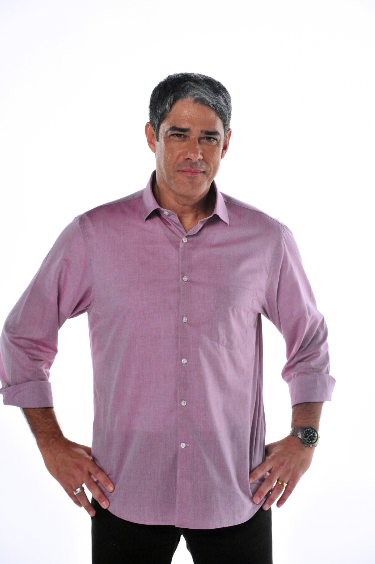 Foto: William Bonner compartilhou fotos do pai, William Bonemer, e foi ...