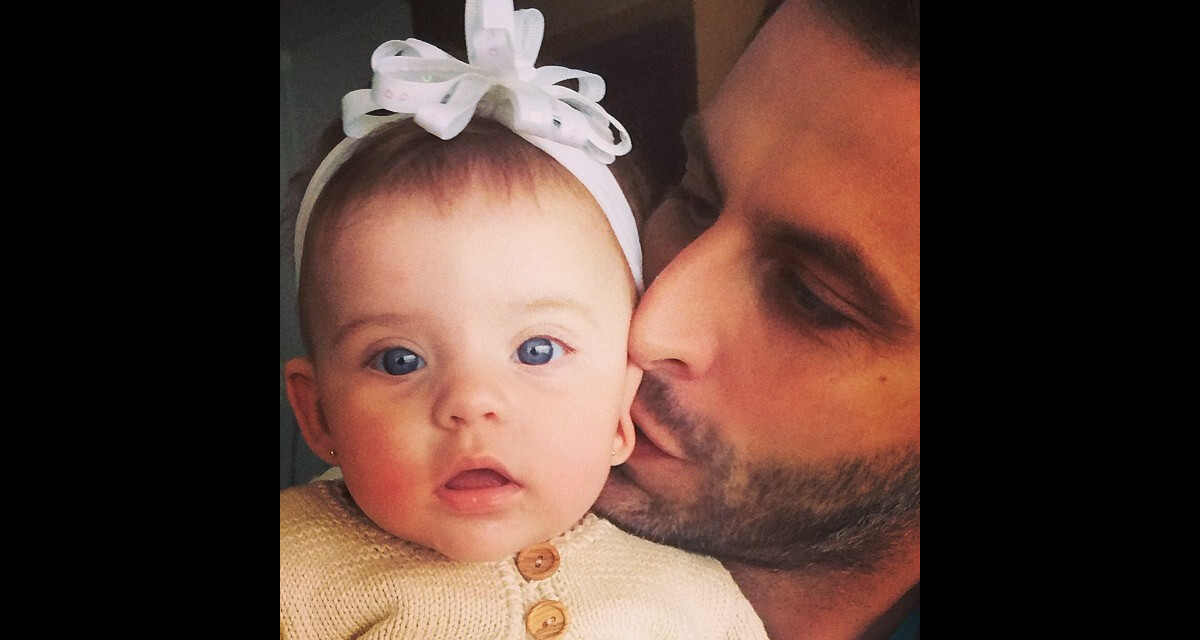 Foto: Henri Castelli mostra que filha, Maria Eduarda, é a sua cara ...