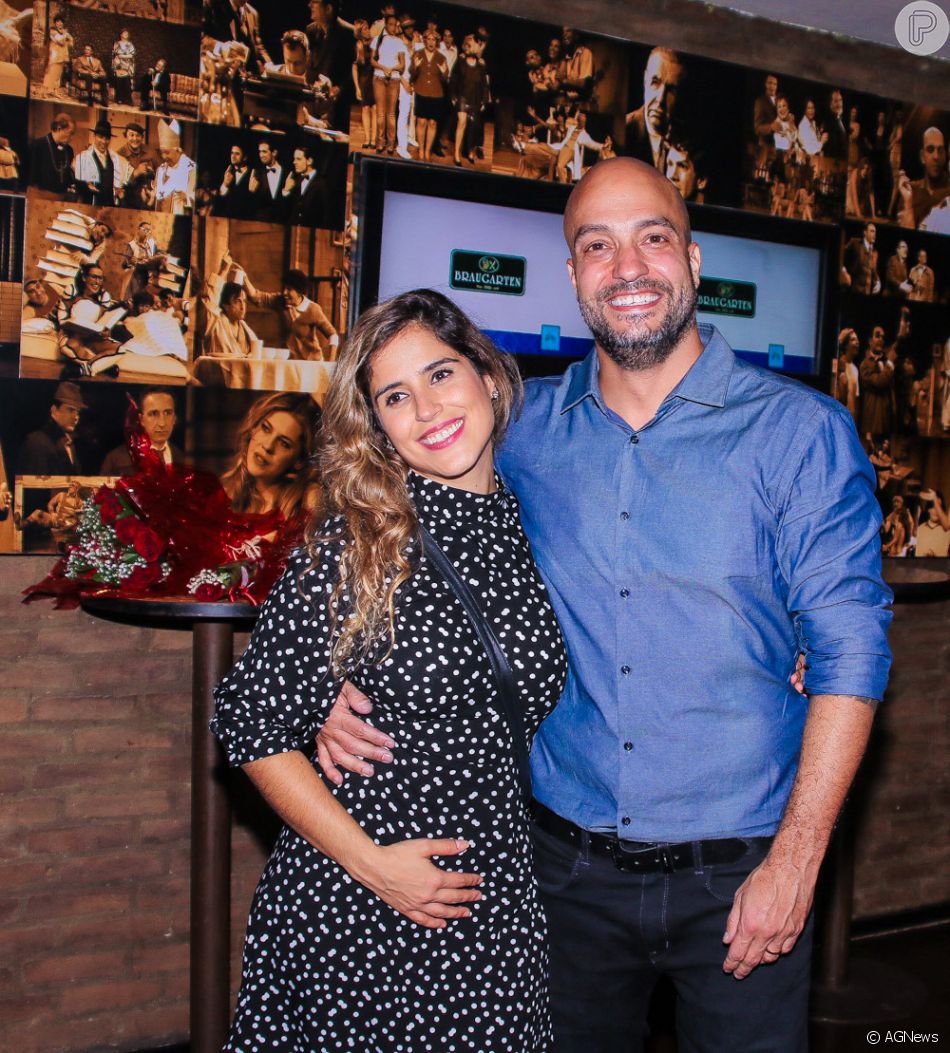 Camilla Camargo e o marido, Leonardo Lessa, diretor da TV Globo, vão ser pais pela primeira vez ...
