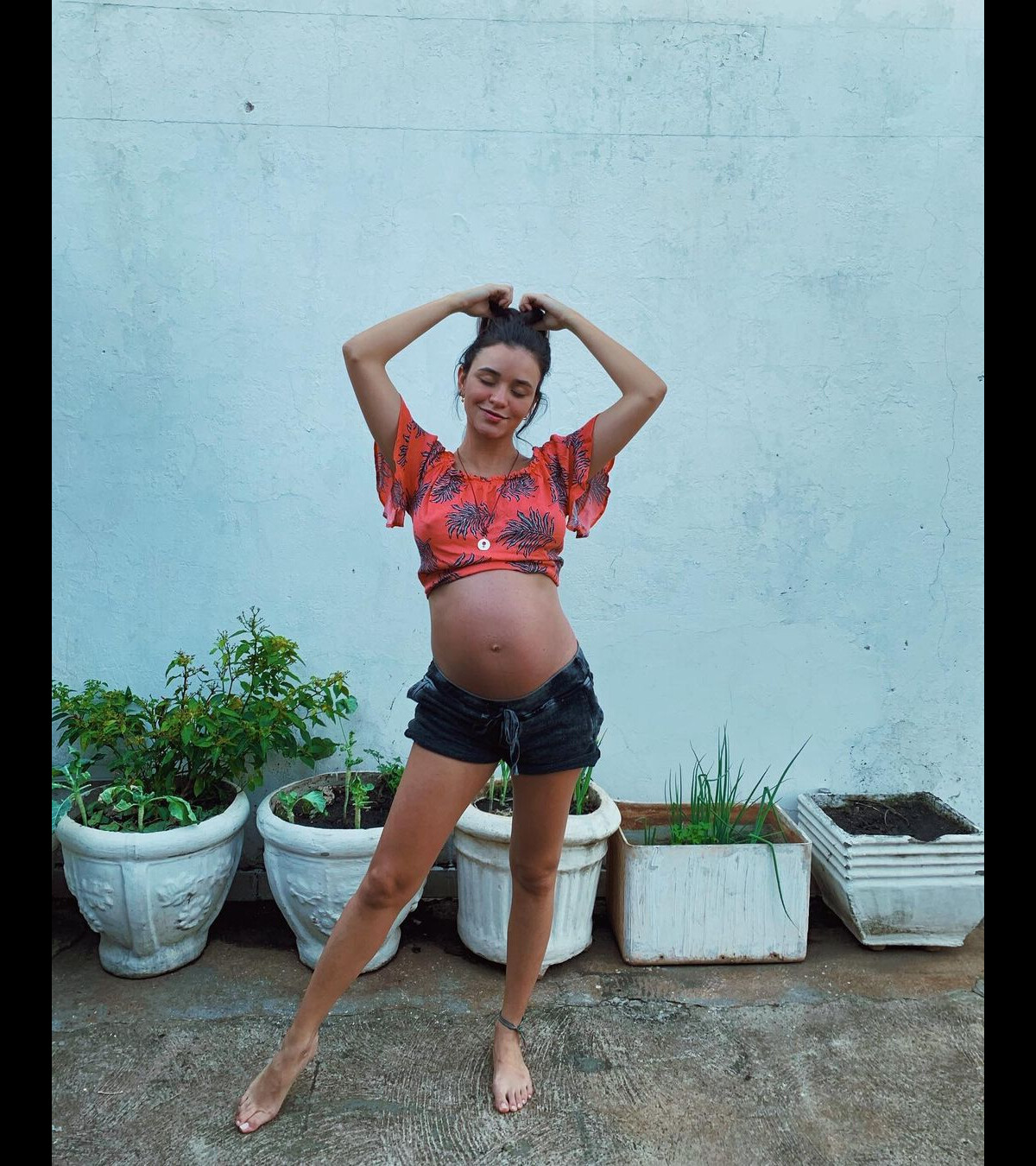 Foto: No relato, Talita Younan contou que estava calma no parto da ... Foto: No relato, Talita Younan contou que estava calma no parto da ...