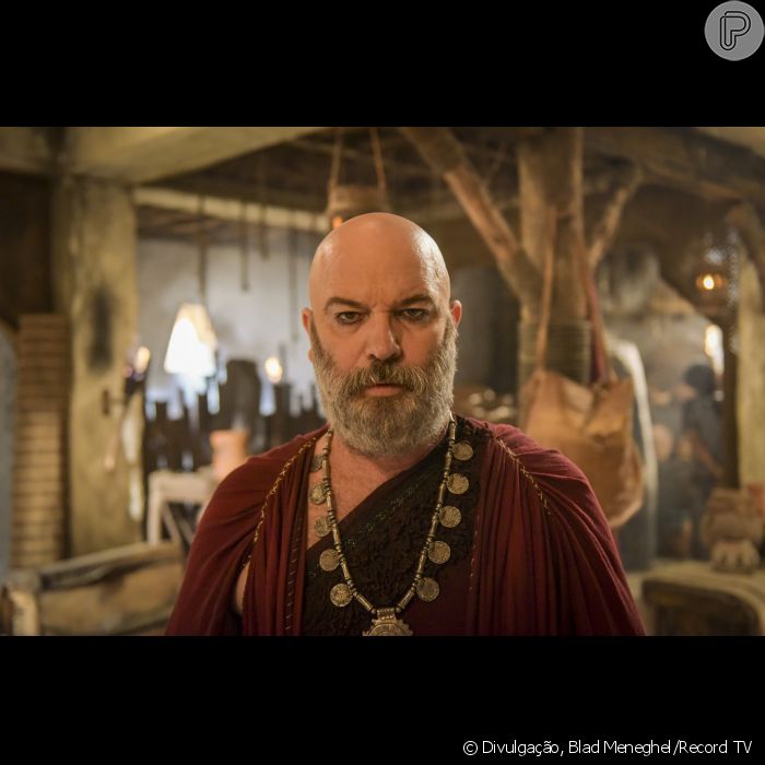 Novela 'Gênesis': Morabi (Jairo Mattos) festeja a morte de Kissare ...