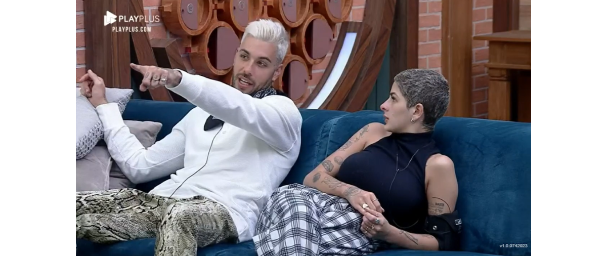 Foto: Gui Araújo e Lary Bottino já eram melhores amigos fora da casa ...