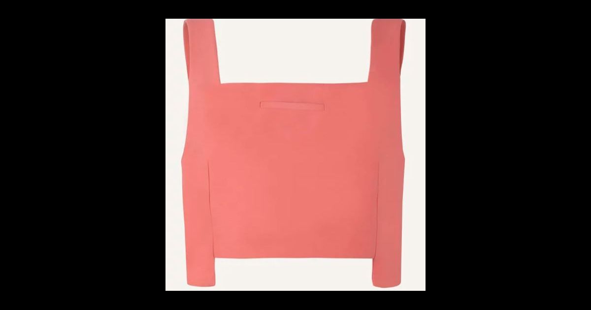 Top crepped usado por Andressa na São Paulo Fashion Week custa um total ...