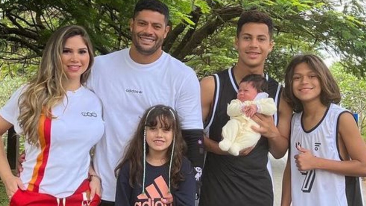 Foto: Hulk ainda é pai de Ian, 13, Tiago, 11 e Alice, 8, frutos de seu ...