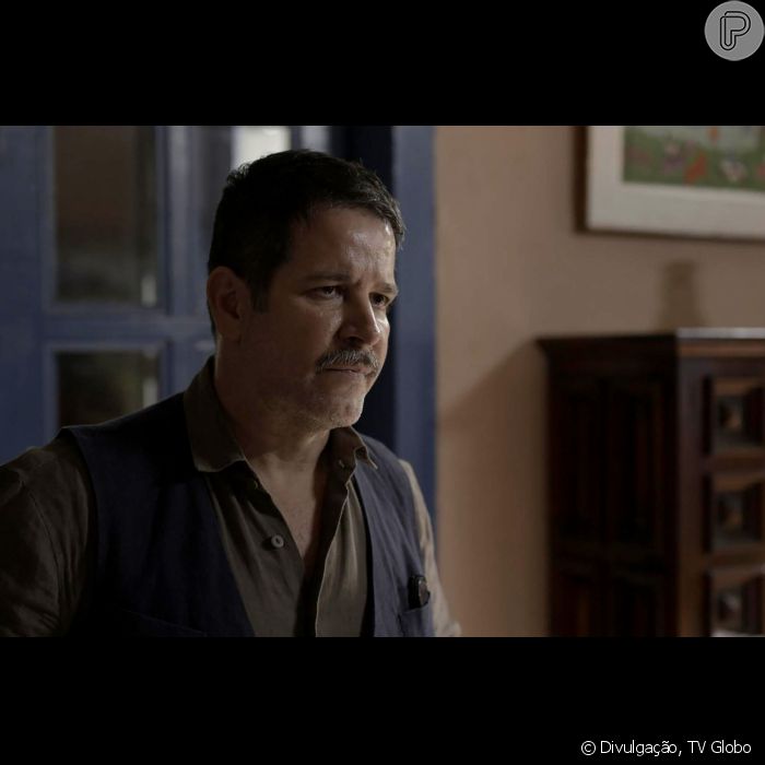 Tenório vai atrás de José Leôncio para pedir que o vizinho lhe ajude no ...