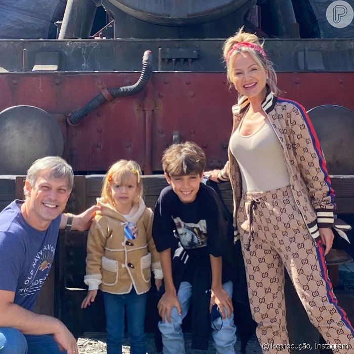 Eliana explicou que o filho não gosta de aparecer muito em fotos nas ...