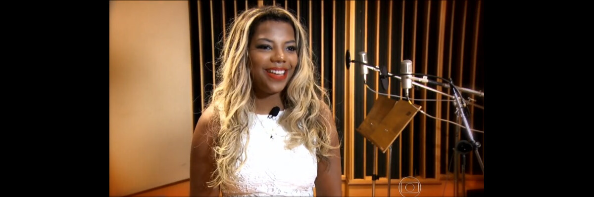 Foto: MC Ludmilla canta música composta por ela para o 'Fantástico ...