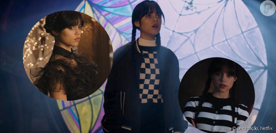 Moda da série 'Wandinha': looks de Jenna Ortega têm vestido de grife ...