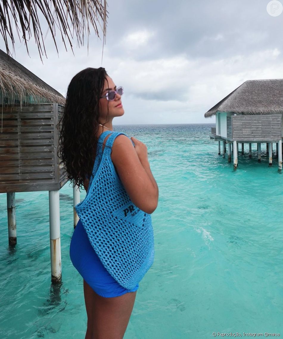 Moda Praia De Maisa Biquíni Com Top Reto Crochê E Mais Tendências Da