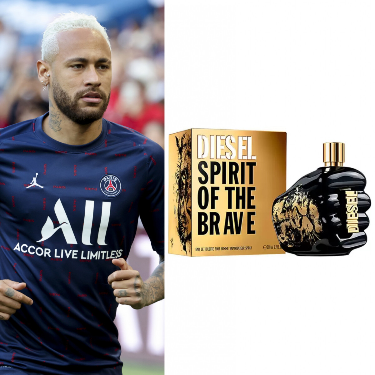 Foto: O perfume queridinho de Neymar é o Spirit of The Brave, da Diesel ... Foto: O perfume queridinho de Neymar é o Spirit of The Brave, da Diesel ...