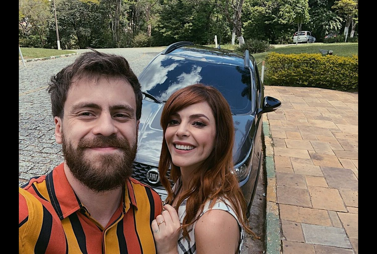 Foto: Titi Müller e Tomás Bertoni são pais de Benjamin, hoje com 4 anos ...
