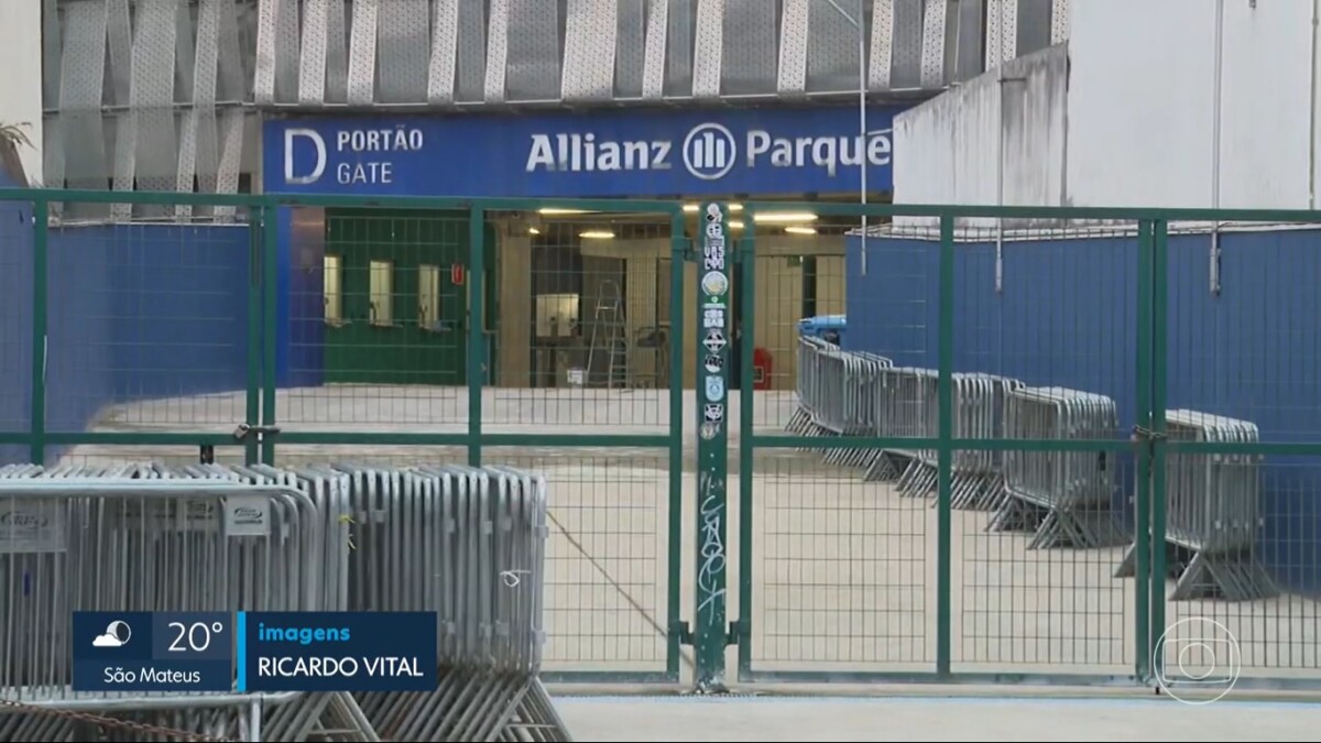 Foto: Gabriela Anelli apenas estava na fila para entrar no Allianz Park ...