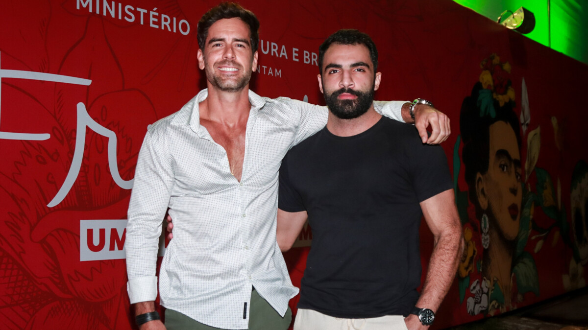 Foto: Marcos Pitombo levou o então namorado, o diretor Iasser Hamer ...
