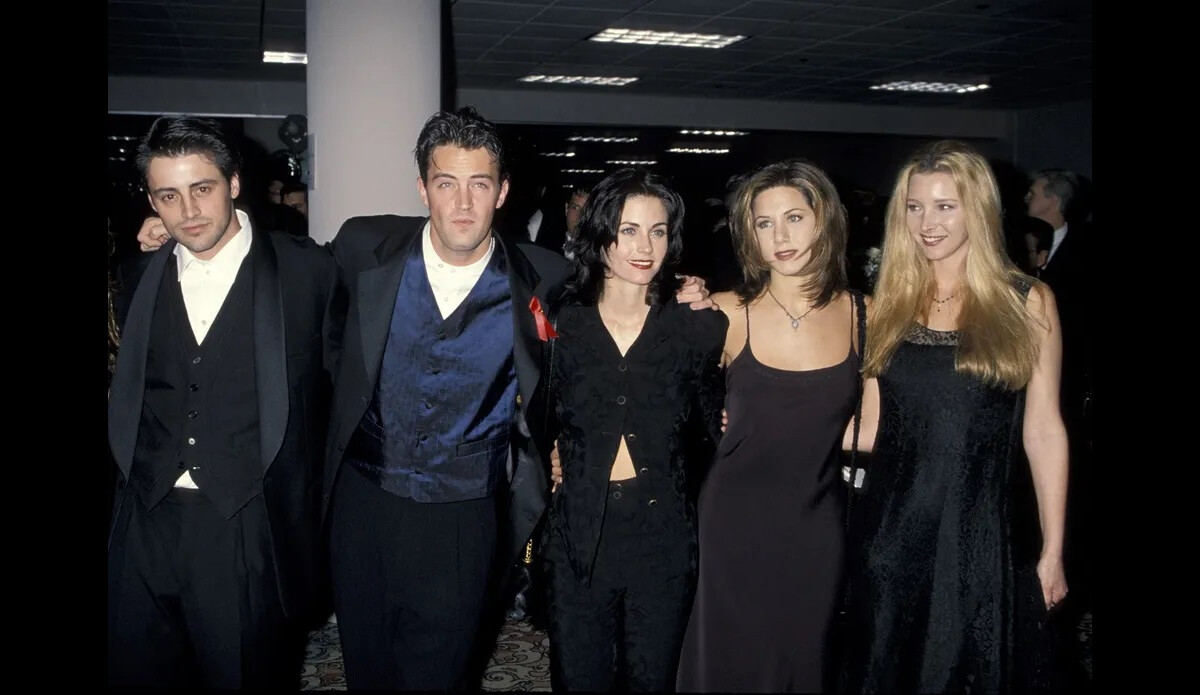 Foto: Protagonistas da série Friends: Matt LeBlanc, Matthew Perry ...