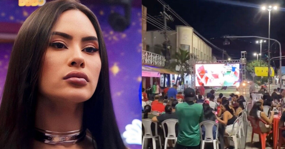 Aclamada! Isabelle, do 'BBB 24', ganha telão gigante em Parintins para ...