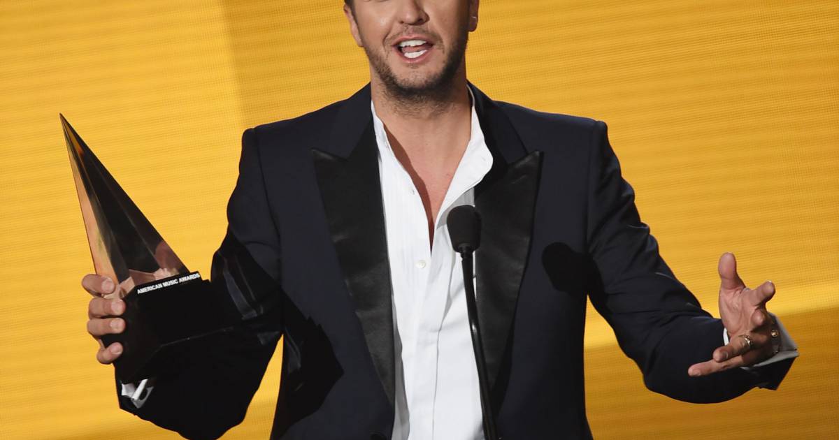 Luke Brayan foi eleito o Artista Favorito de Country, no American Music ...