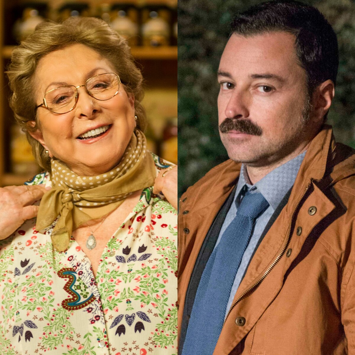 Foto: Damaceno (Emilio Orciollo Neto) se passa por parente de Geppina ...