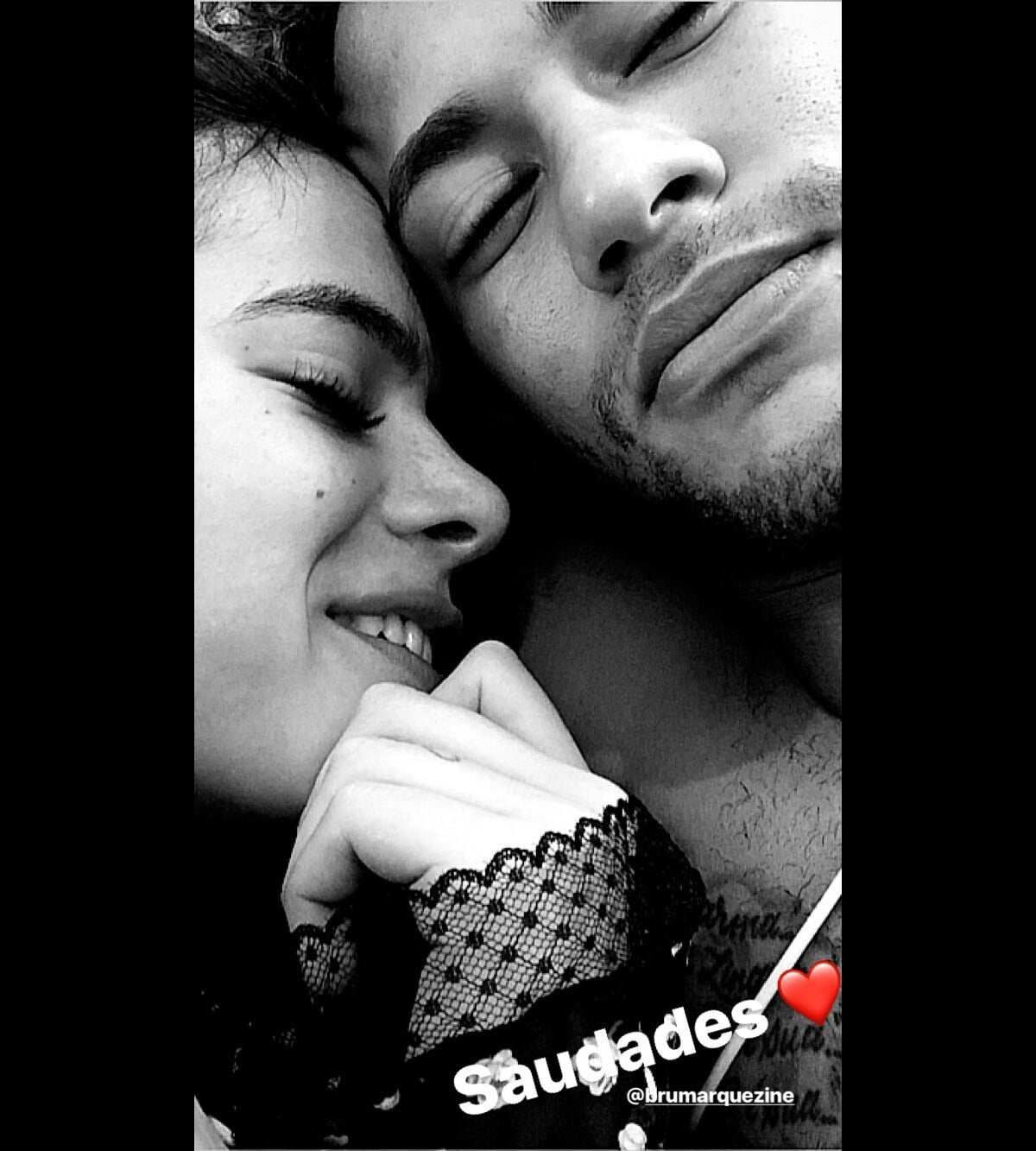 Foto: Neymar lamenta saudade de Bruna Marquezine com foto dos dois em ...